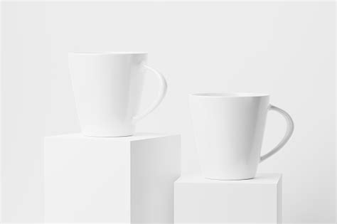 커피 차를 위한 세라믹 찻잔 컵 백색 공백 3d 렌더링 모형 0명에 대한 스톡 사진 및 기타 이미지 0명 공란 깨끗한