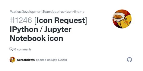 [icon Request] Ipython Jupyter Notebook Icon · Issue 1246 · Papirusdevelopmentteam Papirus