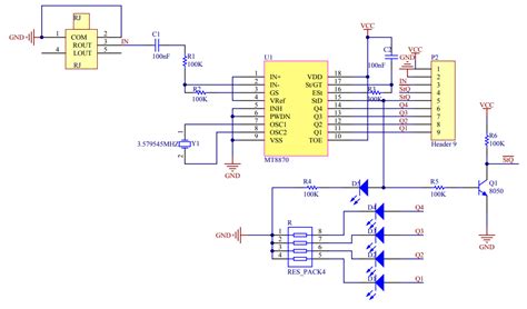 DTMF Decoder Module Met MT8870 Chip DomoticX