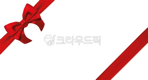 리본 빨간리본 빨간색리본 붉은리본 리본장식 사진이미지일러스트캘리그라피 Nina16작가