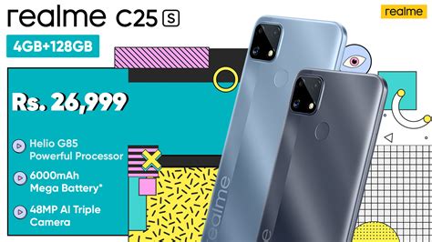 realme C25s – The Entry-level King with 128GB Memory to Debut Soon for ...