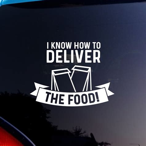 Uber Eats Decal Etsy