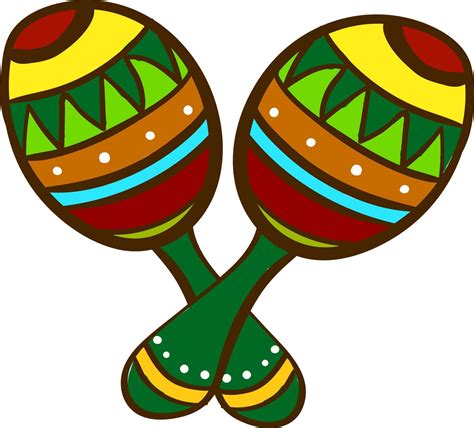 Mexican Maracas Illustration Vector On White Background 13782266