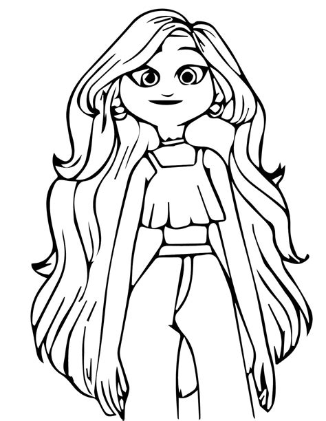 Chelsea Van Der Zee Coloring Page Download Print Or Color Online For Free