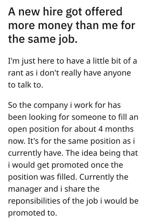 I Will Not Be Disrespected Like That Employee Discovers New Hire Got
