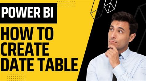 How To Create A Date Table In Power Bi Step By Step Create Date