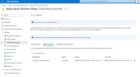 Setting Up Authentication On Azure Functions Using Microsoft Identity Provider Codit