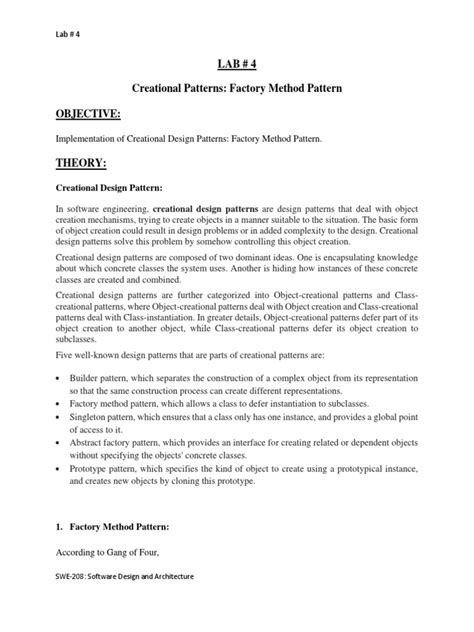 lab 4 pdf method computer programming class computer programming