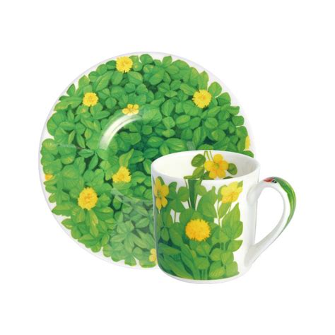 Чашка кофейная с блюдцем Taitu Итальянские луга 100 мл фарфор костяной желтый купить за 7982