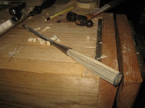 Making A Socket Chisel Handle Without A Lathe The Literary Workshop Blog