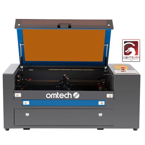 buy omtech 50w co2 laser engraver and rotary axis 50w laser cutter