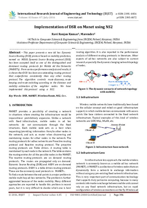 pdf implementation of dsr on manet using ns2