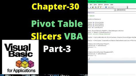 How To Create Pivot Table Slicers In Excel Vba Create Pivot Table