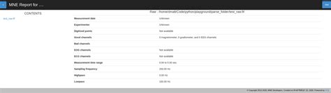 Mnereportparsefolder Doesnt Recognize Megfif Files · Issue 7493 · Mne Toolsmne Python
