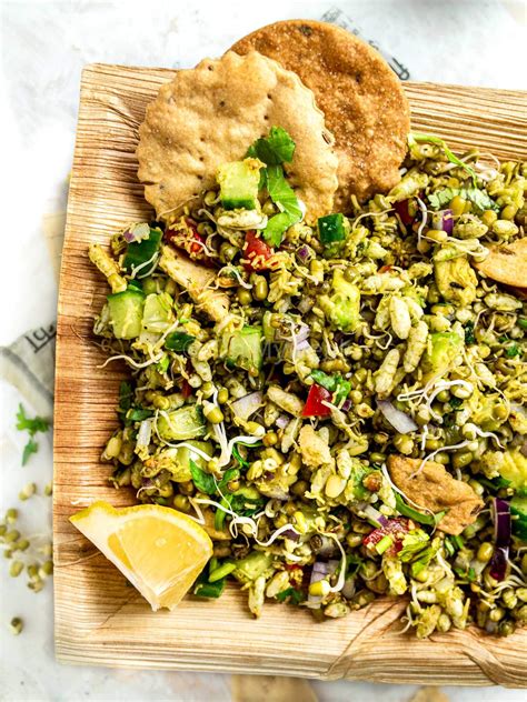 Sprouts Chaat Sprouted Moong Dal Chaat