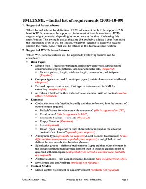 Fillable Online Xml Coverpages Online Uml Xml Form Fax Email Print PdfFiller