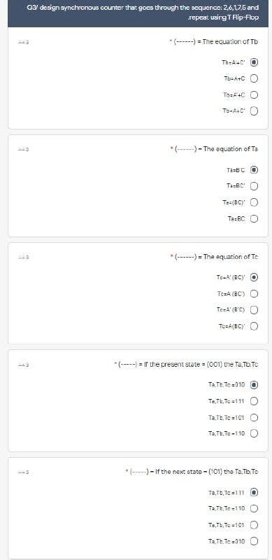 03 Design Synchronous Counter That Goes Through The