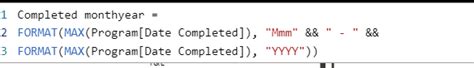 Solved How To Display Month Name And Year That Are Extrac Microsoft Fabric Community