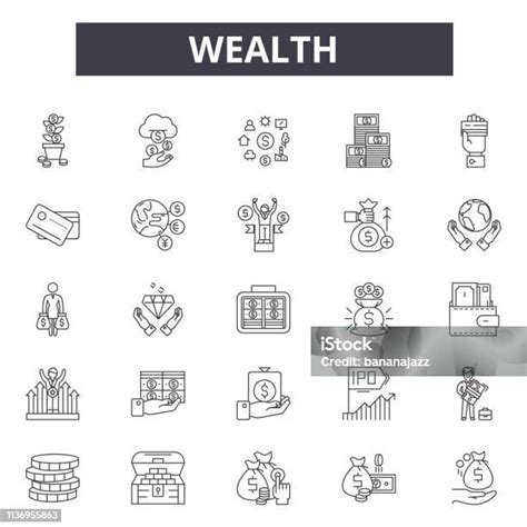 웹 및 모바일 디자인에 대 한 부 라인 아이콘 편집 가능한 스트로크 기호입니다 자산 개요 개념 일러스트 가격에 대한 스톡 벡터