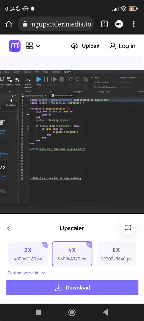 Does This Script Implant A Virus It S Called Virus Implanter Spooky 🙂🙂 R Robloxgamedev