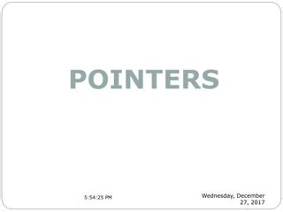 Ppt On Pointers PPTX Programming Languages Computing