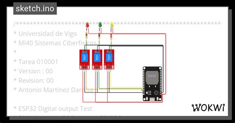 Reles Wokwi Esp32 Stm32 Arduino Simulator
