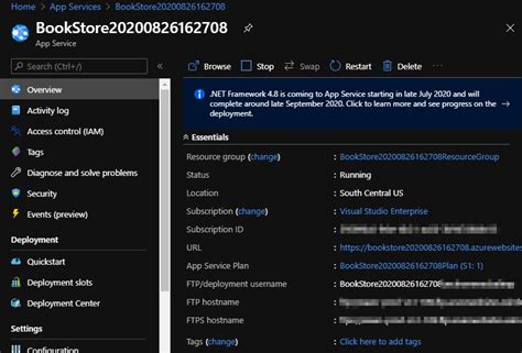 Publishing An Aspnet Core App To Azure App Service Using Vs