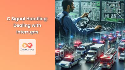C Signal Handling Dealing With Interrupts CodeLucky