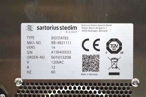 Sartorius Biostat B2 Twin Fermentation Cell Culture Bioprocess System