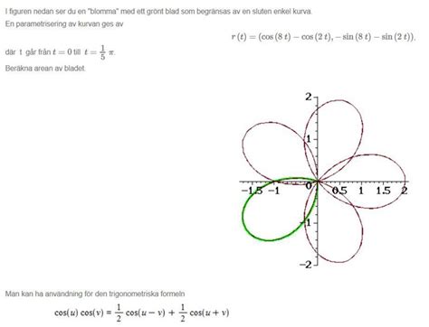 Kurvintegral Med Givna Parametrar Men Utan Fxy Matematik