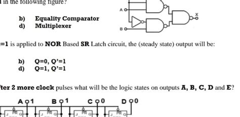 In The Following Figure B D Equality Comparator