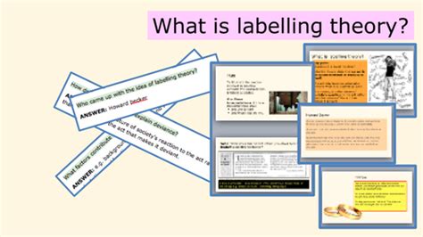 Full Lesson What Is Labelling Theory A Level Sociology Teaching Resources