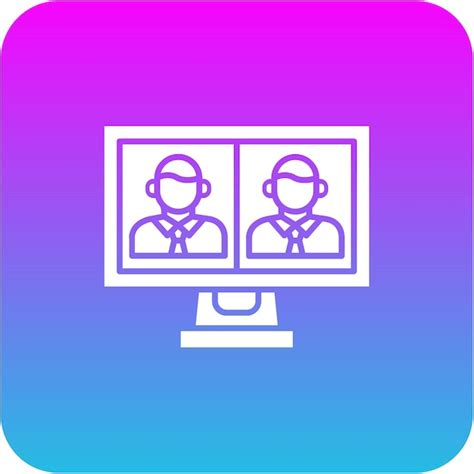 비디오 통화 아이콘 프리미엄 벡터