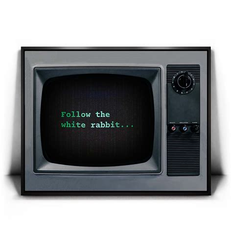 follow the white rabbit thegoatwallart