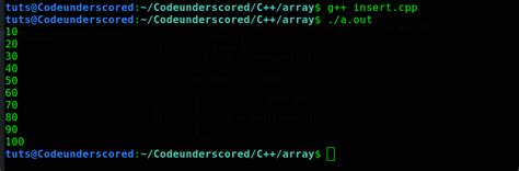 Working With C Arrays Code Underscored