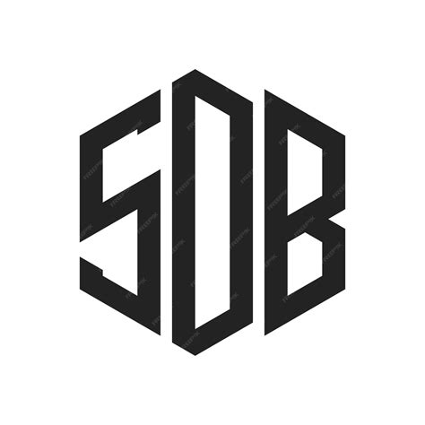 Premium Vector Sdb Logo Design Initial Letter Sdb Monogram Logo Using Hexagon Shape