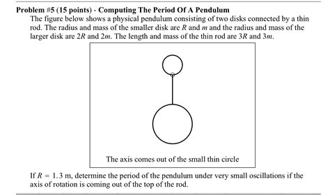 Solved Problem 5 15 ﻿points ﻿computing The Period Of A