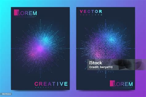 현대 벡터 템플릿 브로셔 전단지 전단지 커버 배너 잡지 또는 연례 보고서에 대 한 A4 크기입니다 비즈니스 과학 의학 기술