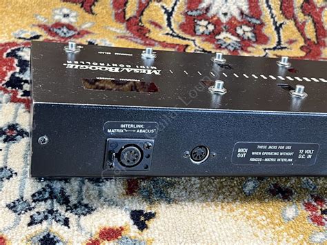 1992 Mesa Boogie ABACUS Midi Controller ID 3143 Captain Guitar Lounge Com