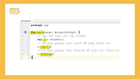 class trong kotlin r2s academy
