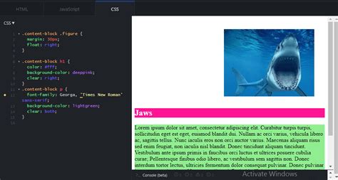 Css Creating Page Layout With Floats Learn Scratch Sg