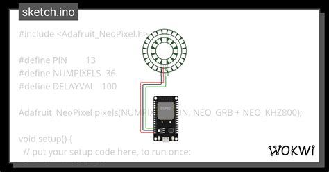 RingClock Wokwi ESP STM Arduino Simulator