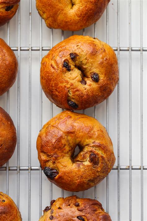 Cinnamon Raisin Bagels Fluffy Chewy