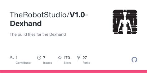 GitHub TheRobotStudio V Dexhand The Build Files For The Dexhand