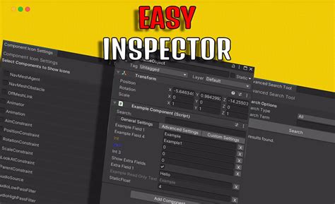 Unity插件 编辑器扩展包插件 Easy Inspectorcgalpha