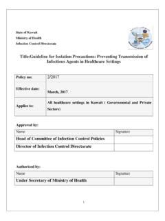 Title Guideline For Isolation Precautions Preventing Title Guideline For Isolation