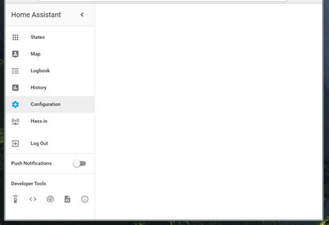 053 Hassio Configuration Tab Completely Blank Home Assistant Os