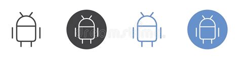 Android Icon Set Stock Illustrations 11458 Android Icon Set Stock