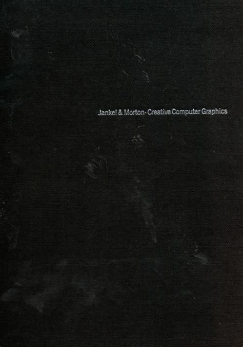 Creative Computer Graphics Book Computing History