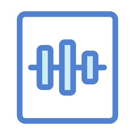 Vertical Alignment Generic Blue Icon